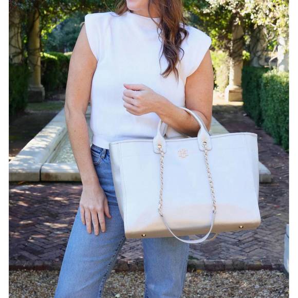 Caroline Hill | Bags | New Caroline Hill Melissa Tote In Pearl | Poshmark